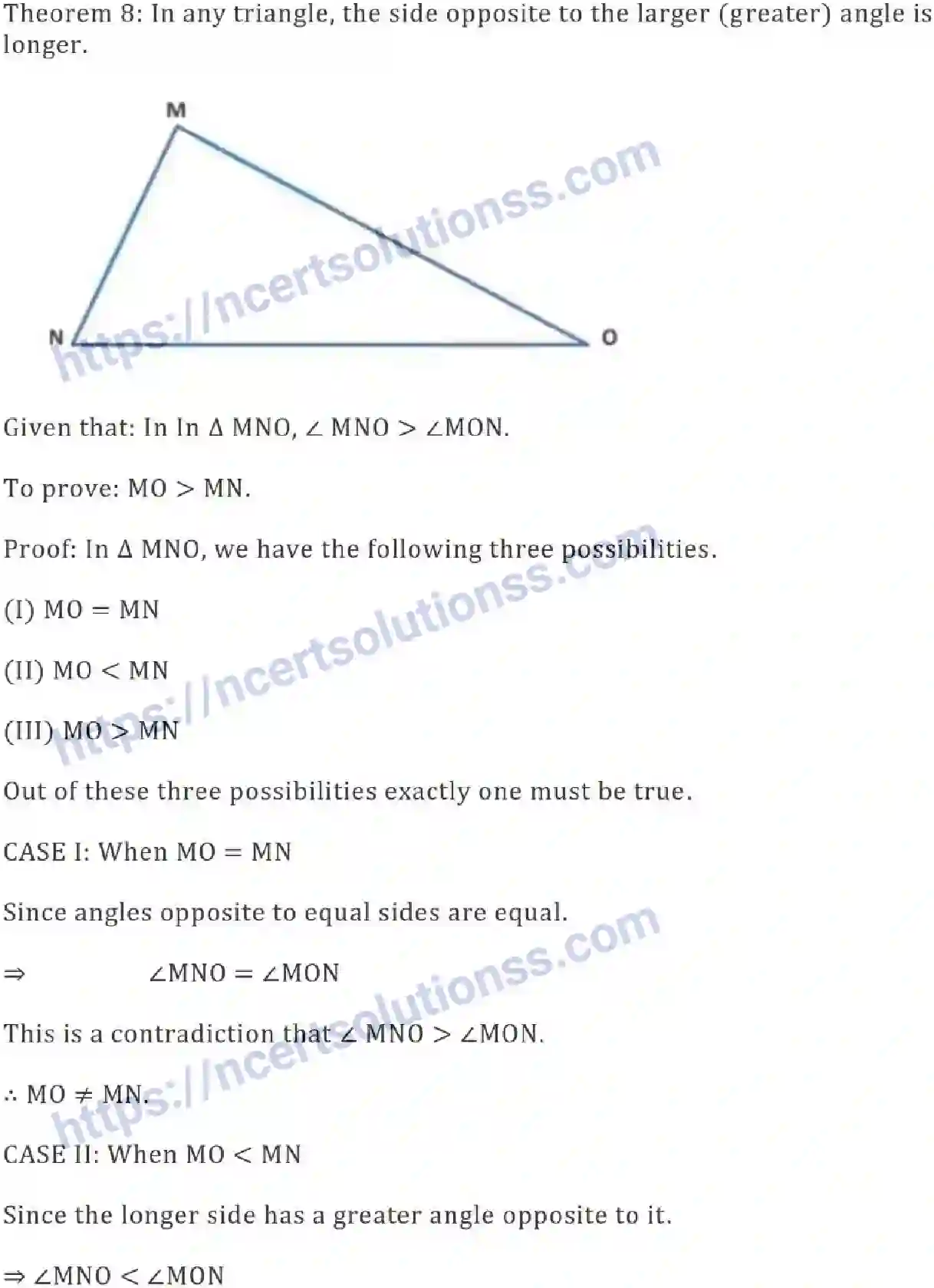 Class 9 Maths Triangles note