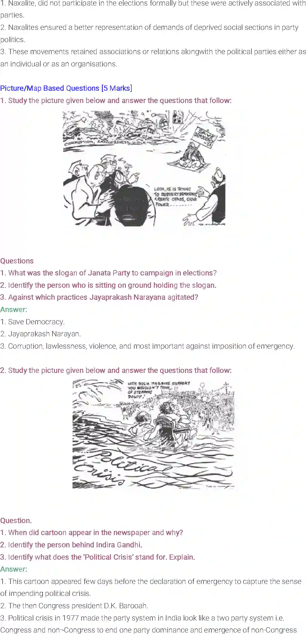 Class 12 Political Science Chapter 6 The Crisis of Democratic Order ...