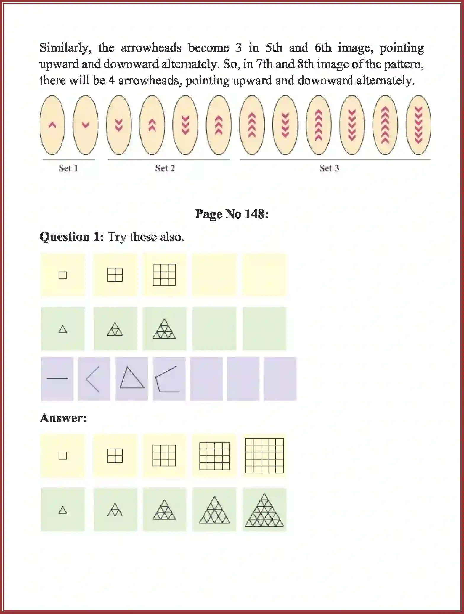 Class 3 Maths Chapter 10 Play With Patterns Solution